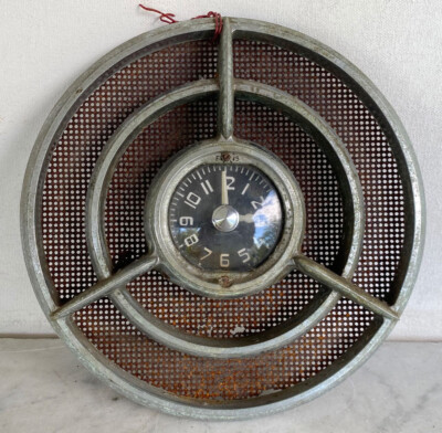 Vintage JAEGER WATCH USA Pontiac Art Deco Style Chrome Car Dash Clock ...