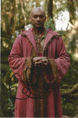 MERLIN* COLIN SALMON 'AGLAIN' SIGNED 6x4 PORTRAIT PHOTO+COA | eBay
