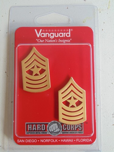 USMC US MARINE CORPS E-9 SERGEANT MAJOR UNIFORM GOLD RANK DEVICE ...