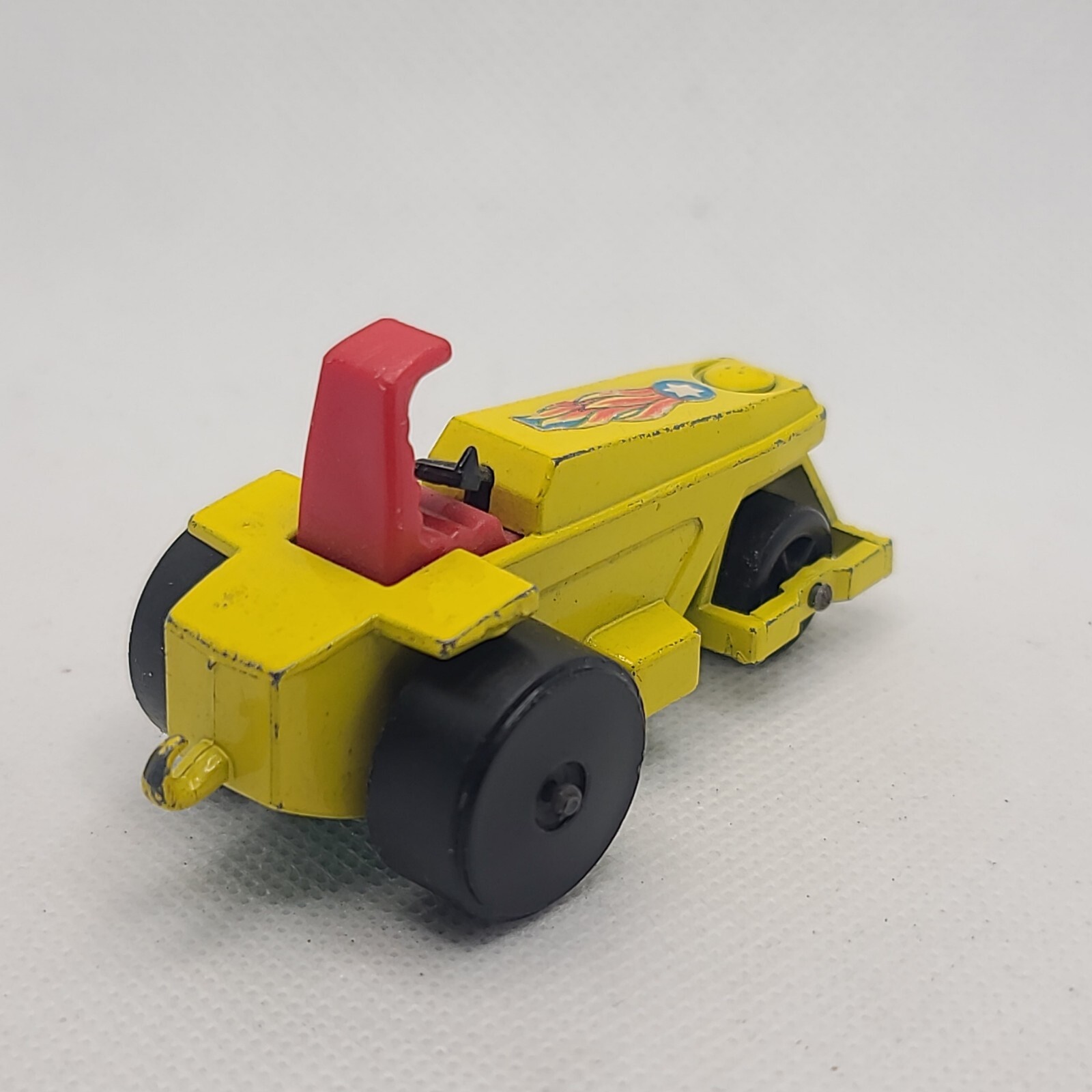 1973 Lesney Matchbox Superfast #21 Rod Roller Yellow Steamroller ...