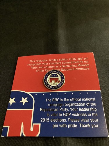 New Republican National Committee RNC 2015 Pin | eBay