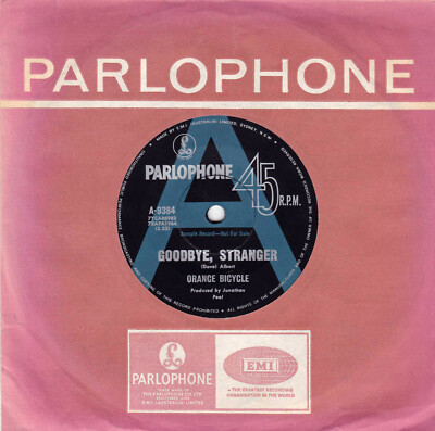 ORANGE BICYCLE Goodbye, Stranger / Country Comforts 45 Promo SirH70 | eBay
