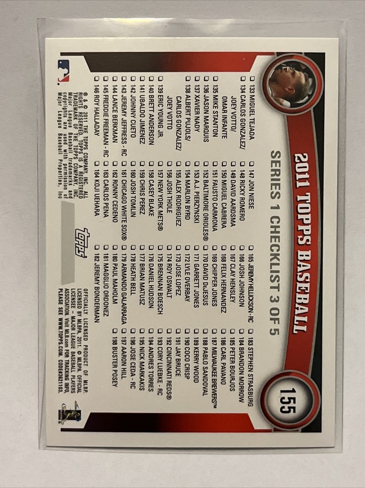 2011 Topps Checklist Platinum Diamond Anniversary Alex Rodriguez #155 ...