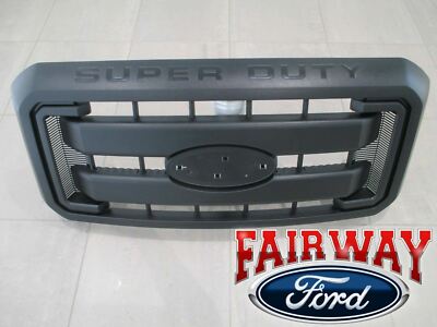 11 thru 16 Super Duty F250 F350 F450 F550 OEM Genuine Ford Black Grille ...