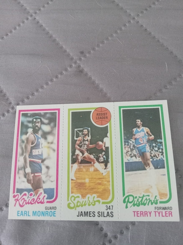 1980-81 Topps - Earl Monroe, James Silas, Terry Tyler #91-206-170 Name ...