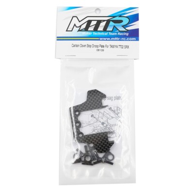 Drop Shipped, MTTR CARBON DOWN STOP DROOP PLATE SET TAMIYA TT02 SRX | eBay