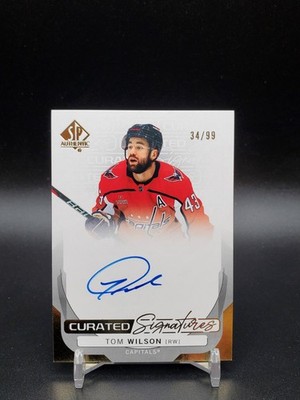2024-25 SP Authentic Hockey Tom Wilson SPC-TW Curated Signatures /99 | eBay