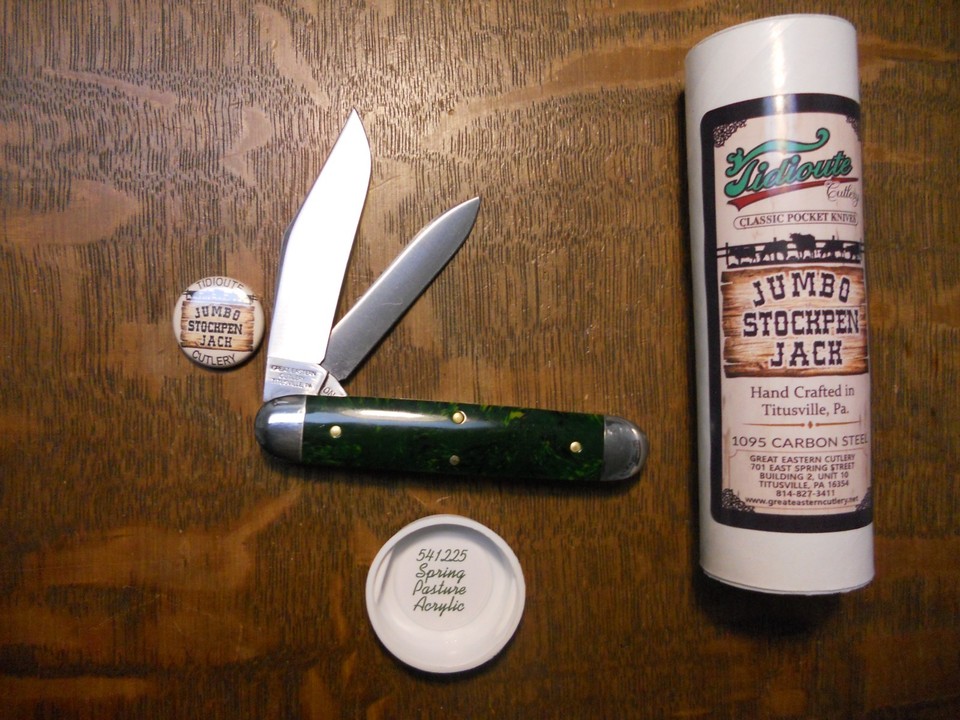 GEC Tidioute Cutlery #54 Jumbo Stockpen Jack Spring Pasture Acrylic NIT ...
