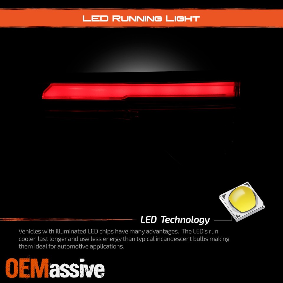 For 2020-2023 GMC Acadia Full LED Inner Tail Light Chrome Inner ...