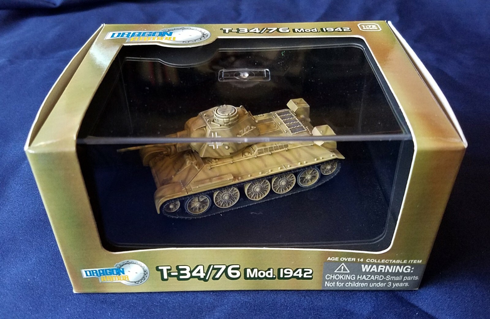 Dragon Armor Diecast 1:72 T-34/76 Mod. 1942 German Army Russia 1943 ...