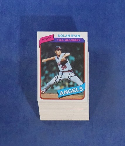 1980 TOPPS #580 NOLAN RYAN HOF LOT OF 27 NMMT B358502 | eBay