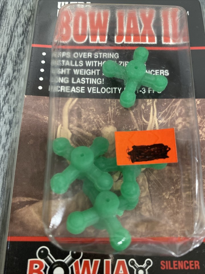BowJax Ultra BowJax II String Silencer, 4 Pack Flo Green | eBay