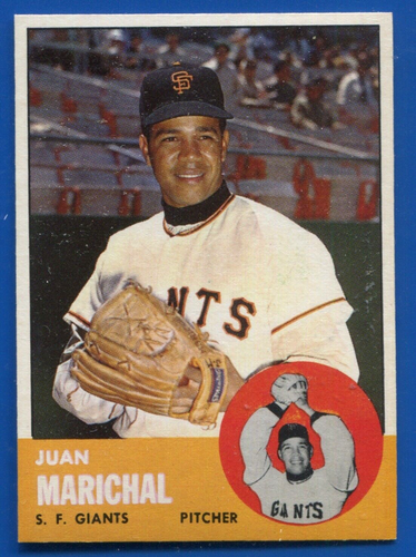 1963 Topps Semi Hi #440 Juan Marichal S.F. Giants HOF NR-Mint + or ...