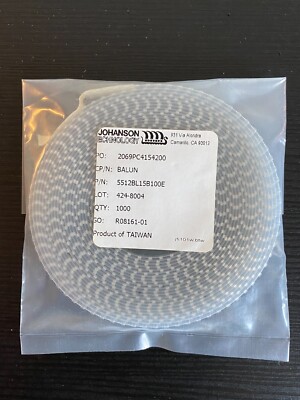 10 pcs 5512BL15B100E JOHANSON BALUN 5150MHz - 5875MHz 50/100 0805 3W | eBay