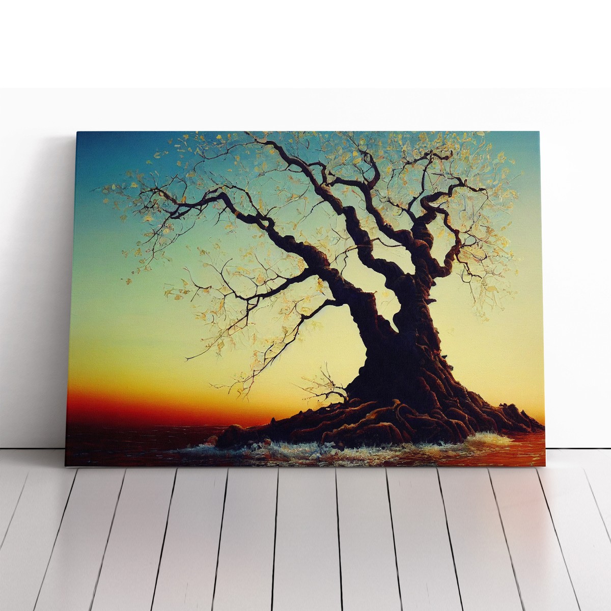 Large Tree Wall Decor Canvas