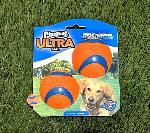 2-Pack Chuckit! Ultra Ball Medium Size Rubber Fetch Dog Toy | eBay