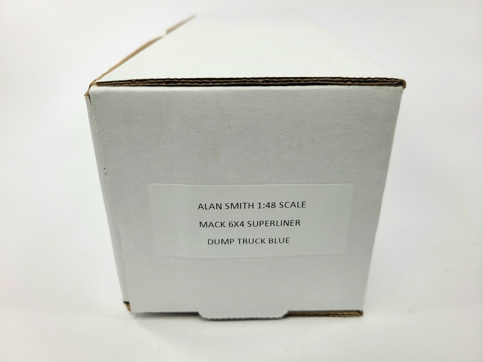 Mack Superliner 6x4 Dump Truck - Blue - ASAM Smith 1:48 Scale Diecast ...