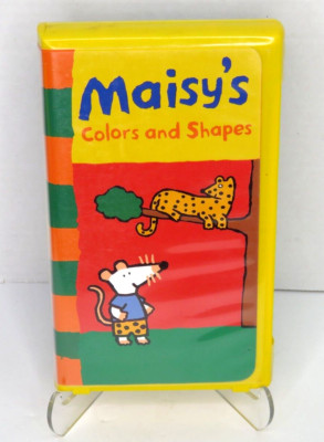 Maisy’s Color And Shapes VHS Animated Clamshell Learning Childrens Kids ...