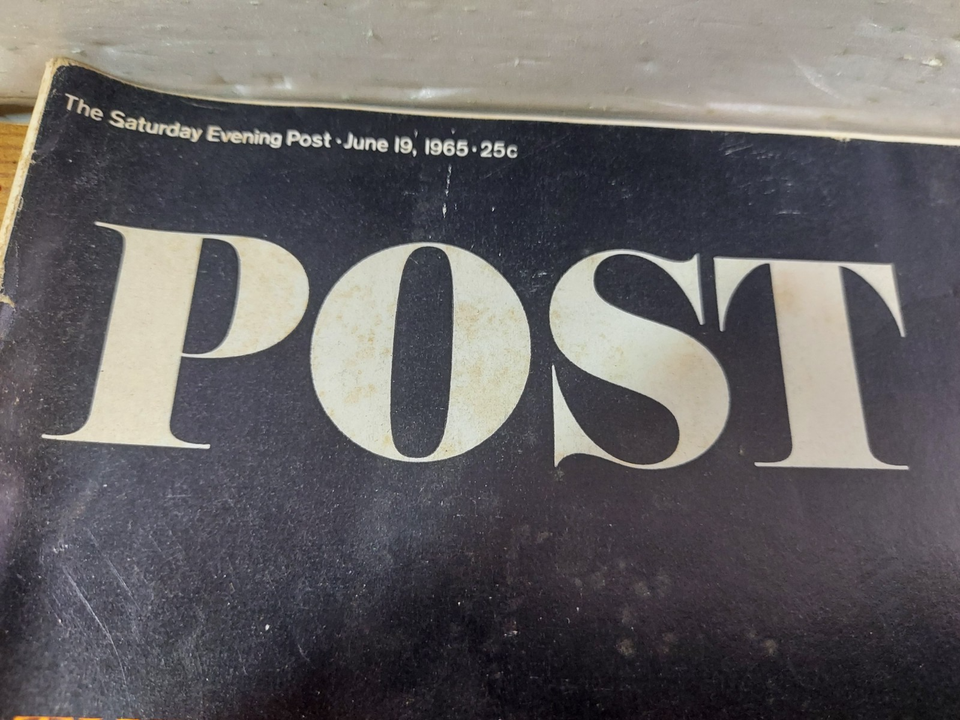 Saturday Evening Post Magazine-June 19, 1965-Russian Woman-Klan Murder ...