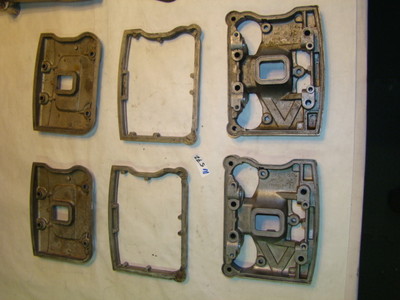 Harley Evo rocker box covers motor engine FXR FL Softail FXRD FXRT FXRP ...