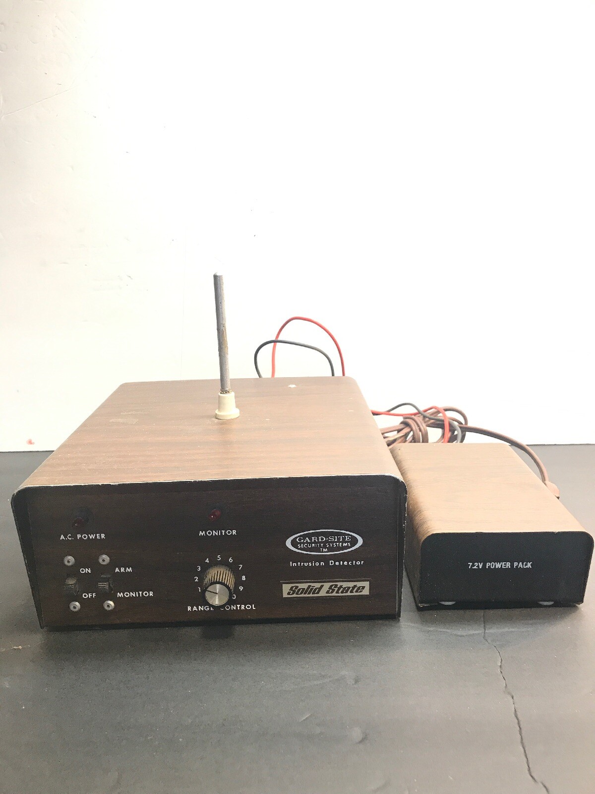 Vintage Solid State Security System Intrusion Detector Retro 60s Alarm ...