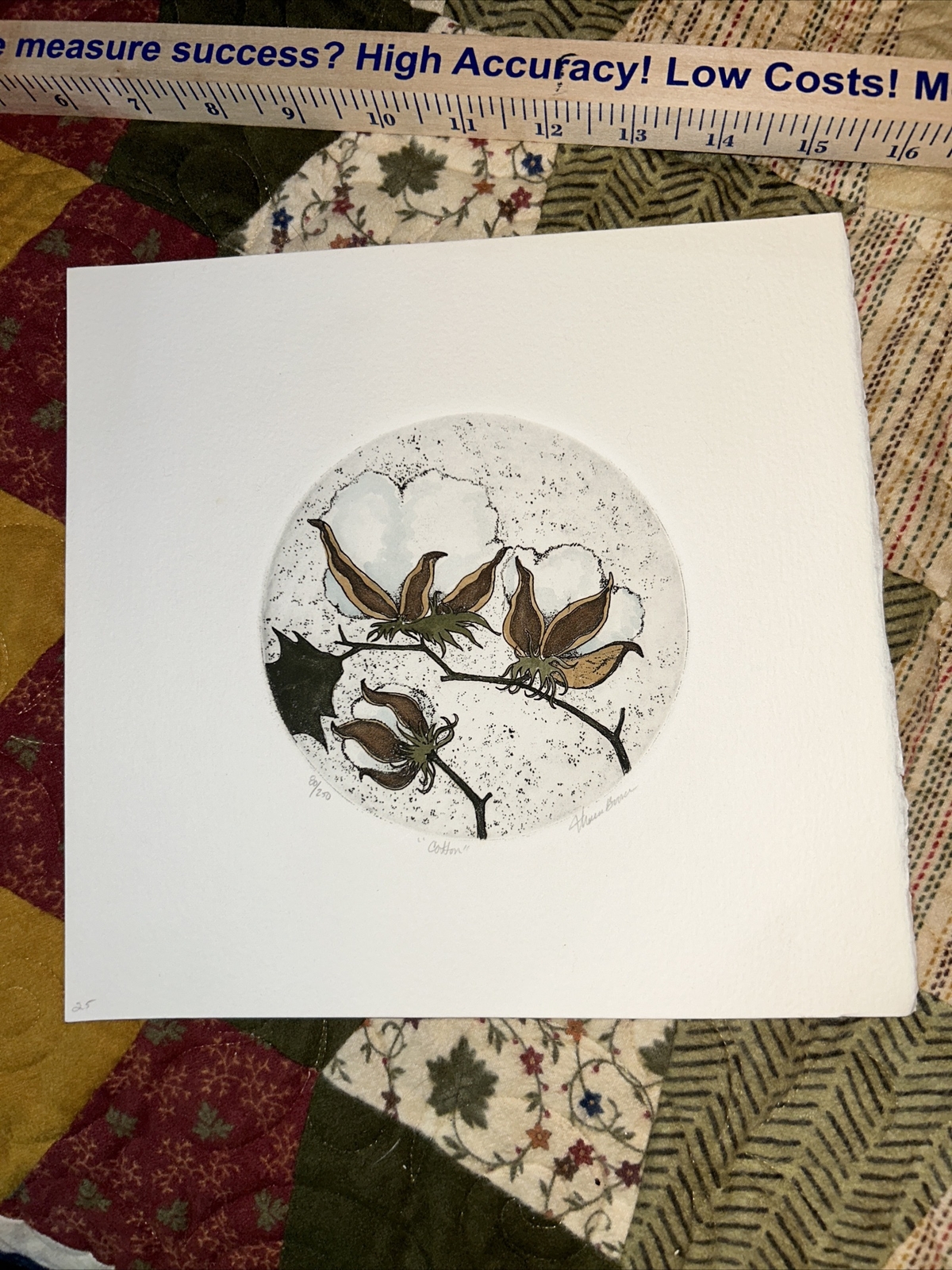 “Cotton” Print Signed & Numbered By Waven Boone (23). | eBay