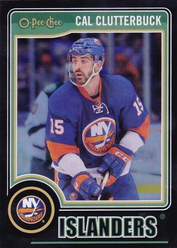 2014-15 O-Pee-Chee - Cal Clutterbuck #368 Black Rainbow /100 for sale ...