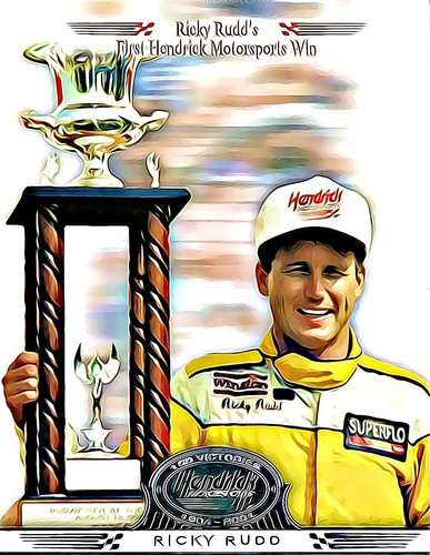 Ricky Rudd Super Shots Silver Digital Art Trading Card & Video Issue ...