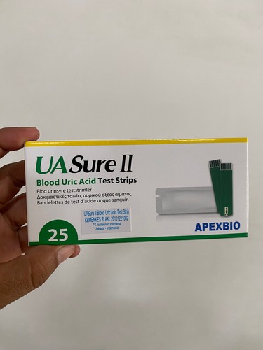 25-125 UASure II Uric Acid Test Strips for Gout Monitor Meter | eBay