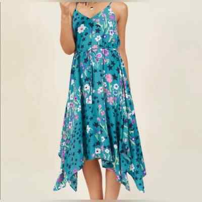 ModCloth All Day Midi Dress in Meadow Floral Star Print sz S ~Fairycore ...