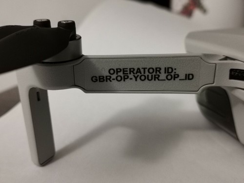 DJI Mini 2/3/3 Pro Drone Operator ID Stickers-CAA UK 2021 Drone Laws ...