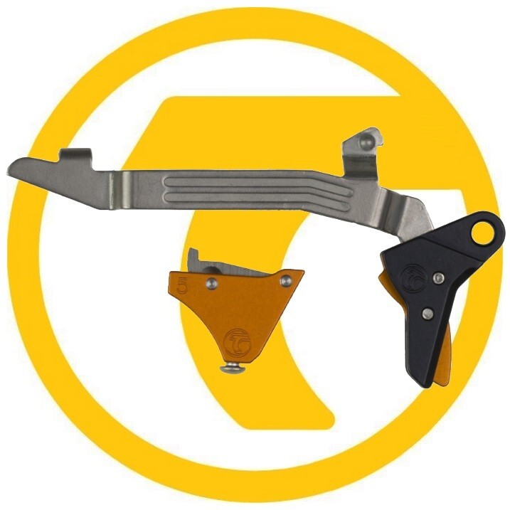 Timney ORANGE Alpha Trigger fits GEN 5 Glock 17 19 26 22 23 27 19X 34 ...