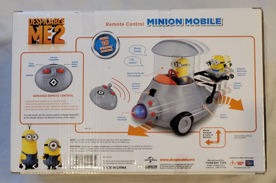 Despicable Me 2 Remote Control Minion Mobile New | eBay