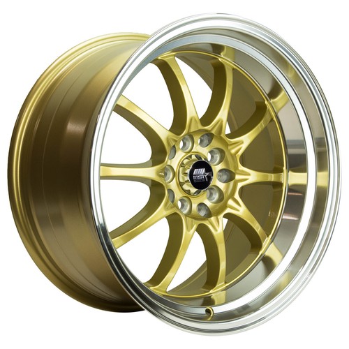 (1) 17x9 +20 MST MT11 5x100,5x114.3 Gold w/Machined Lip Wheel | eBay
