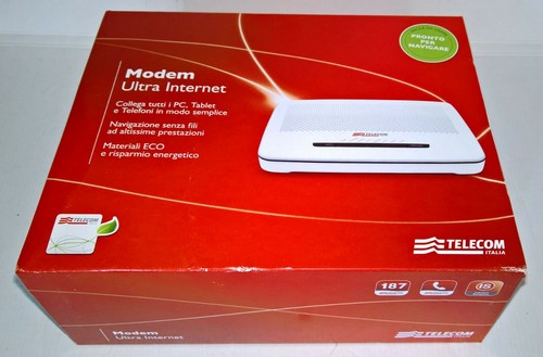 TELECOM: MODEM / ROUTER Ultra Internet ADSL 2 / FIBRA WiFi - COMPLETO ...