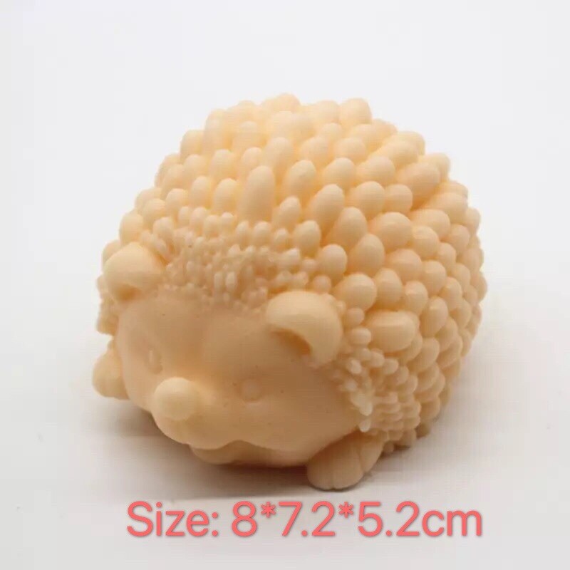 3D Silicone Cute Hedgehog Mould Mold Chocolate Fondant Sugarcraft DIY ...