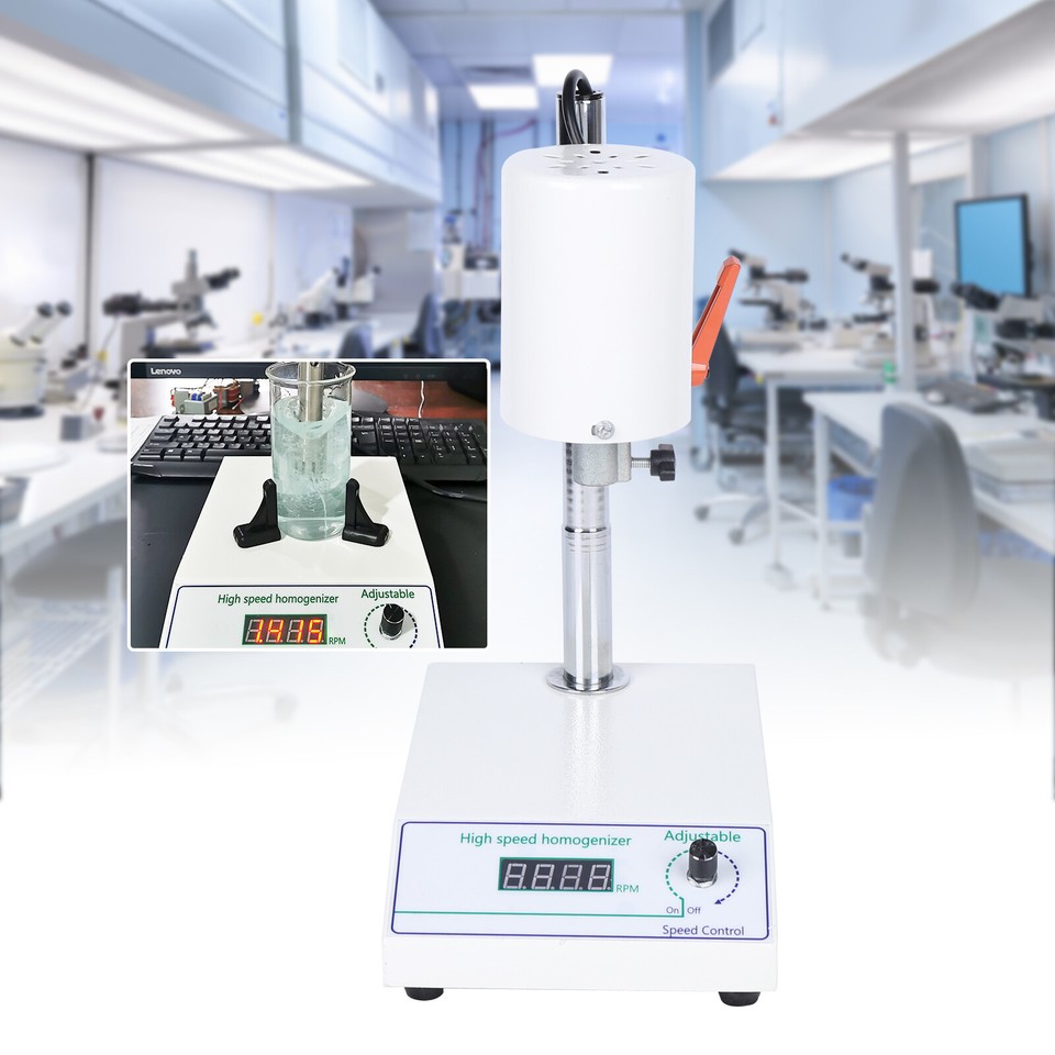 Electric Stirrer Mixer Agitator Lab Homogenizer Disperser Emulsifier ...