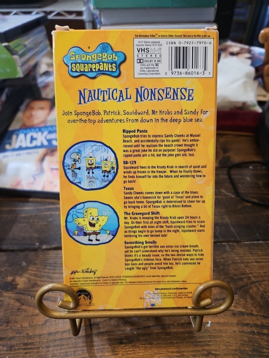 De Spongebob Squarepants Film Vhs Ebay Spongebob Squarepants Anchors