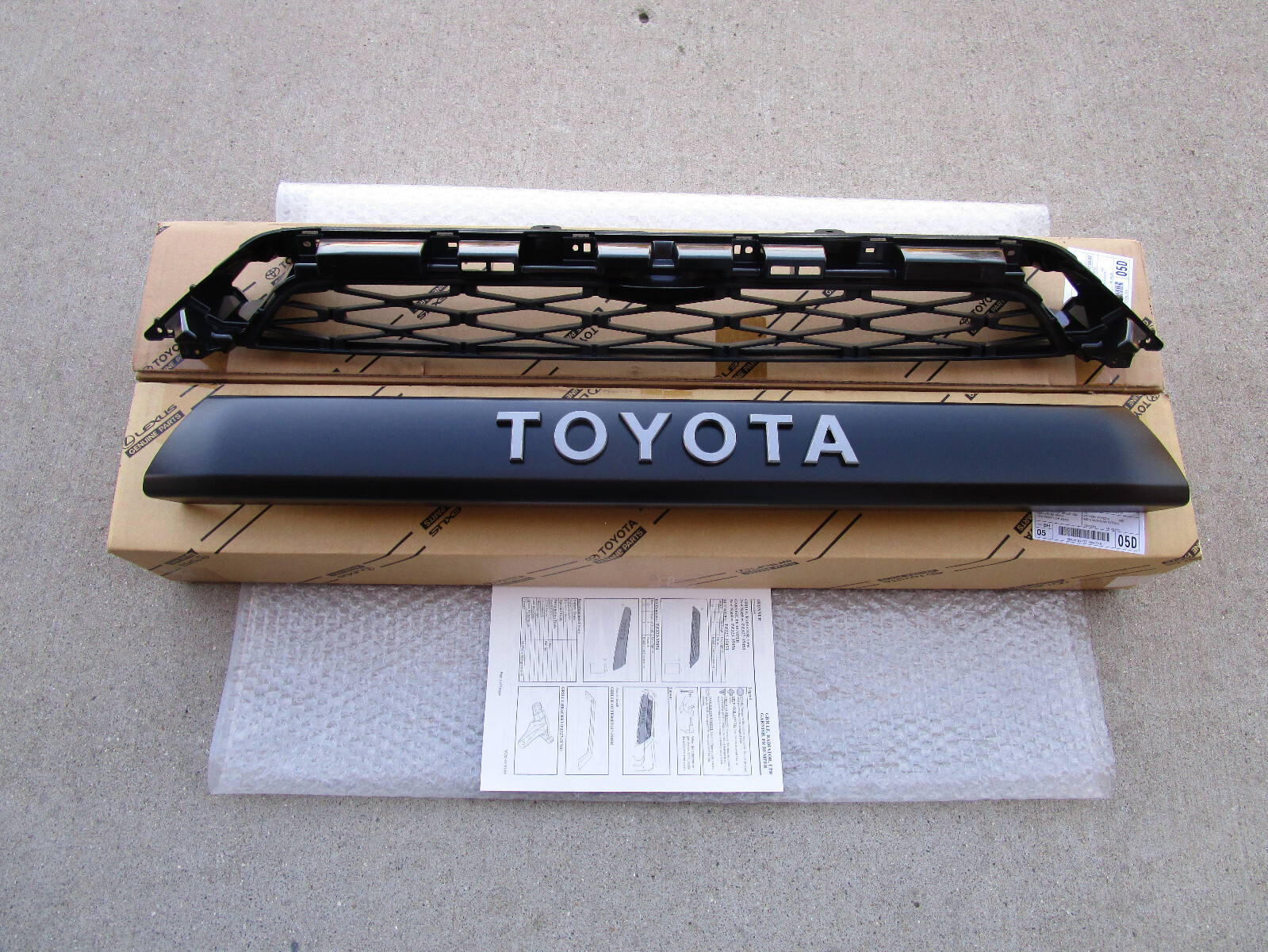 FITS: 16 - 24 TOYOTA 4RUNNER TRD PRO FRONT RADIATOR GRILLE OEM BRAND ...