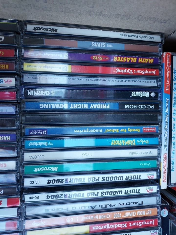 Lot Of 85 Vintage PC Games Nice Variety Good Title Estate Sale See Pics ...