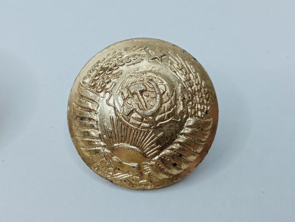 Soviet Vintage Buttons General Uniform USSR Collectible Rare Military ...