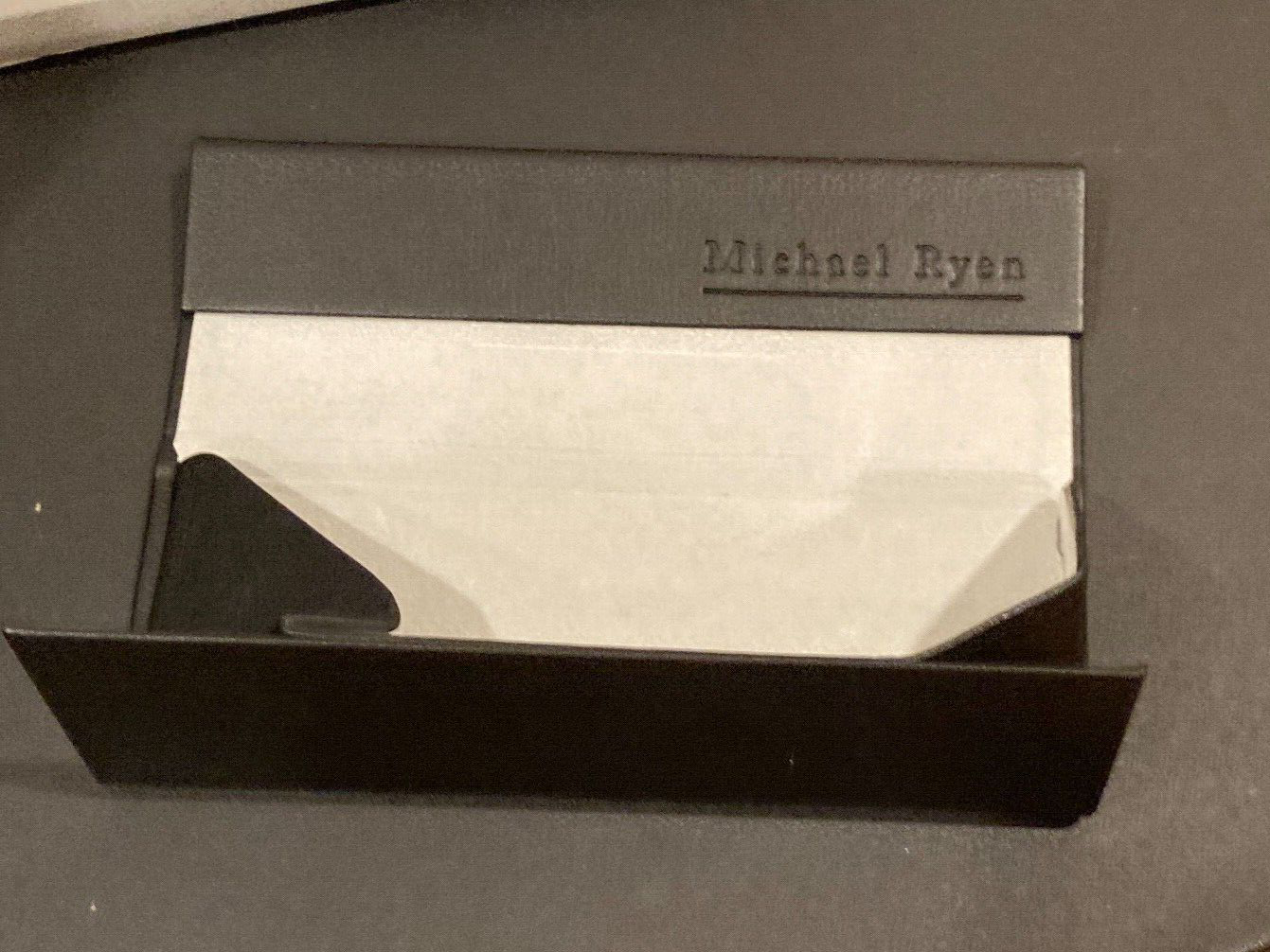 Michael Ryen Eyewear Glasses Triangle Folding Case Black | eBay