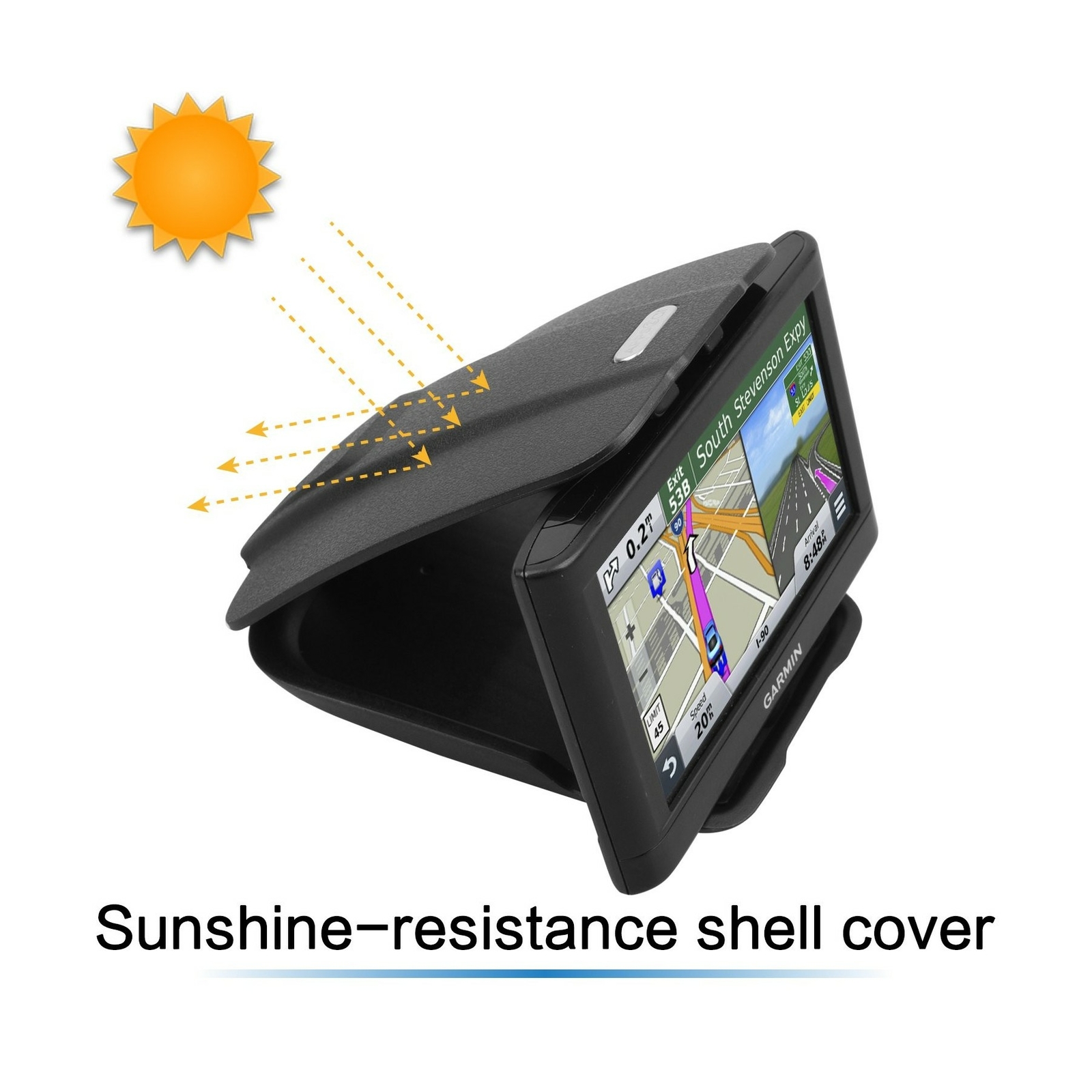 GPS Dash Mount Garmin Nuvi Drive Dezl Drivesmart Non-Slip Dashboard ...