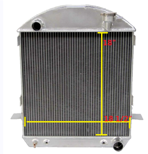 3 Row For Ford Model-T Bucket Chevy Engine 1917-1927 AT/MT Aluminum ...