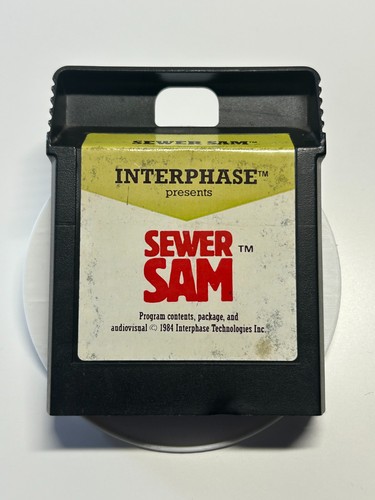 Colecovision Coleco Game Cartridge Rare Sewer Sam Interphase Tested ...