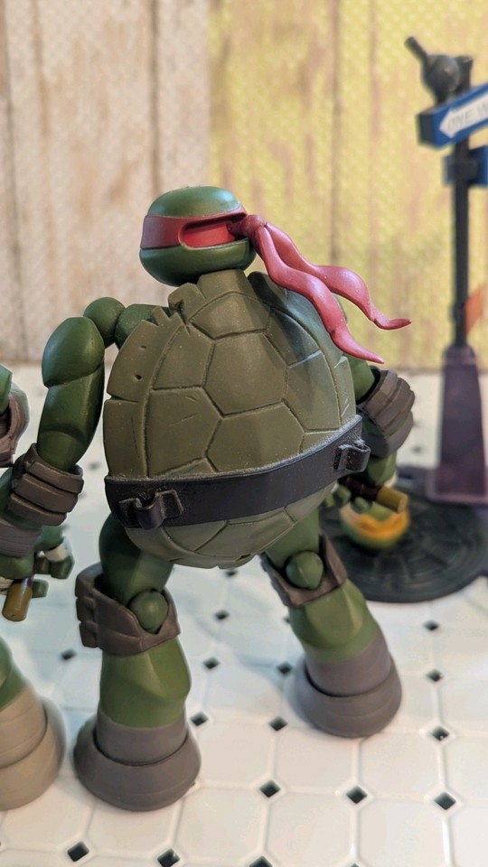 Revoltech TMNT 2012 Kaiyodo Lot of 4 Loose Ninja Turtles with Dio ...