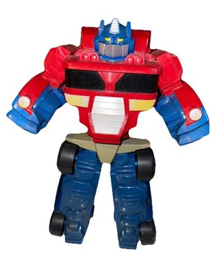 Transformers Rescue Bots Flip Racers Optimus Prime Race Truck 15” Tall ...