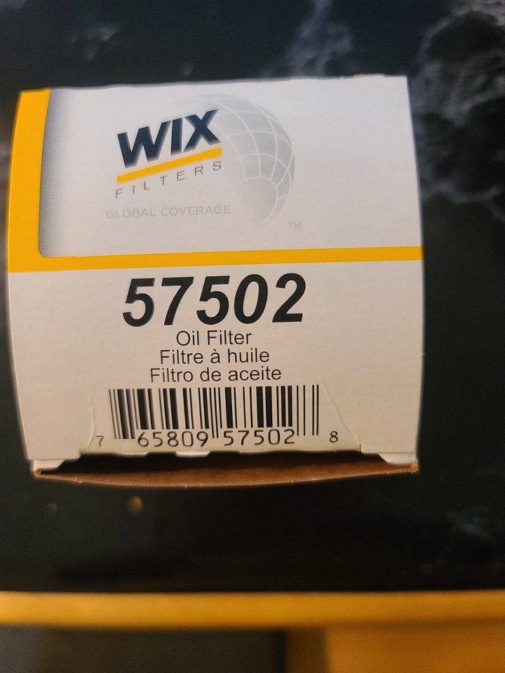 WIX 57502 OIL FILTER, White, Brand New in the Box, Made in USA | eBay