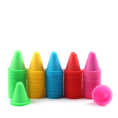 50 Pcs Roller-slip Roadblock Pile Child Skating Cone Training Cones | eBay