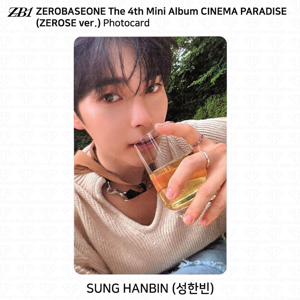 ZEROBASEONE ZB1 4th Mini Album CINEMA PARADISE Zerose Ver Photocard Postcard | eBay